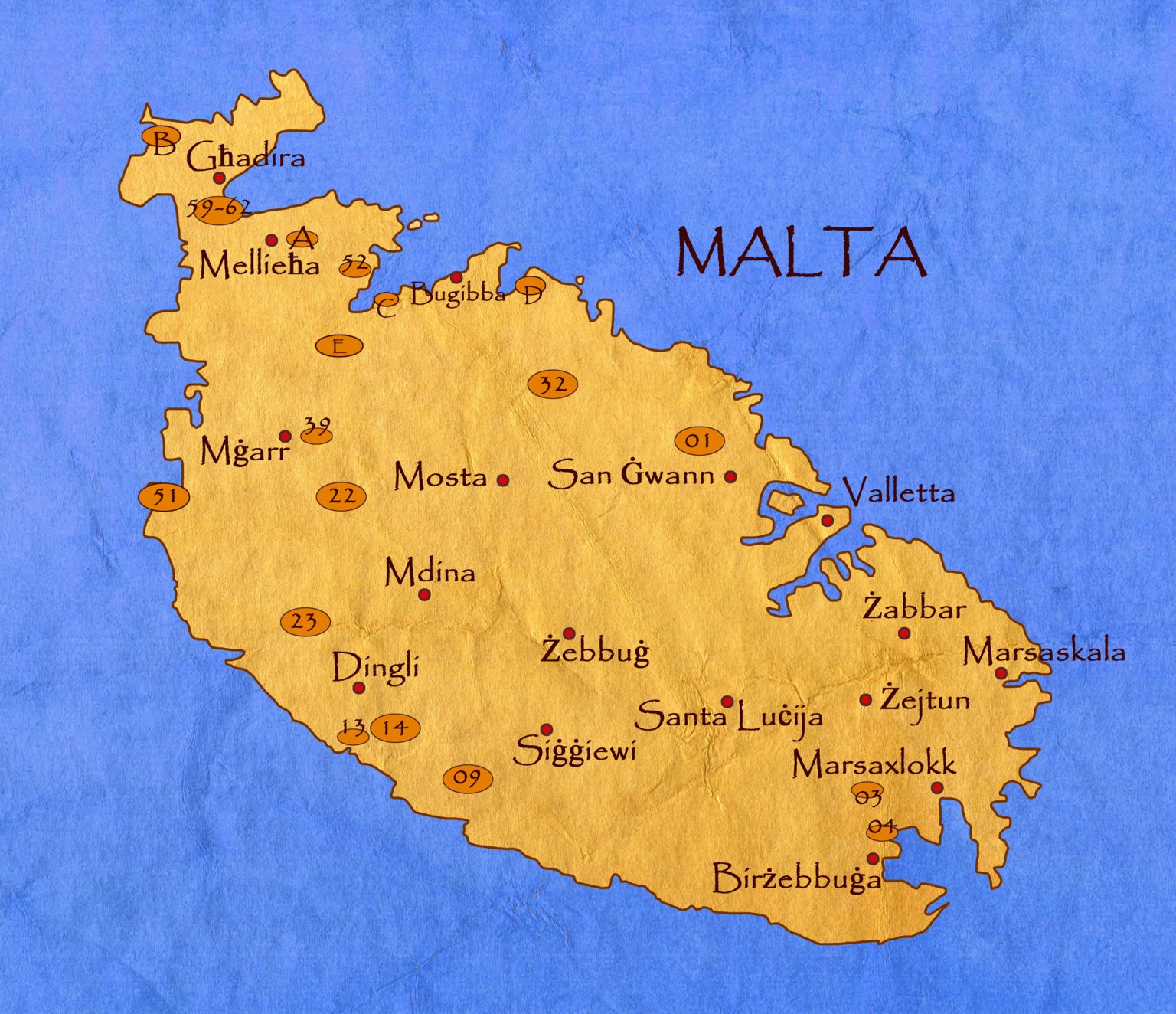 Insel Malta – Cart-ruts